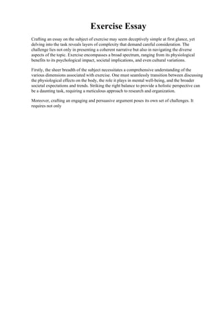 Exercise Essay.pdf