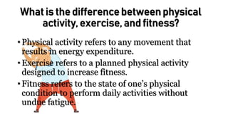 EXERCISE FOR FITNESS | PPT