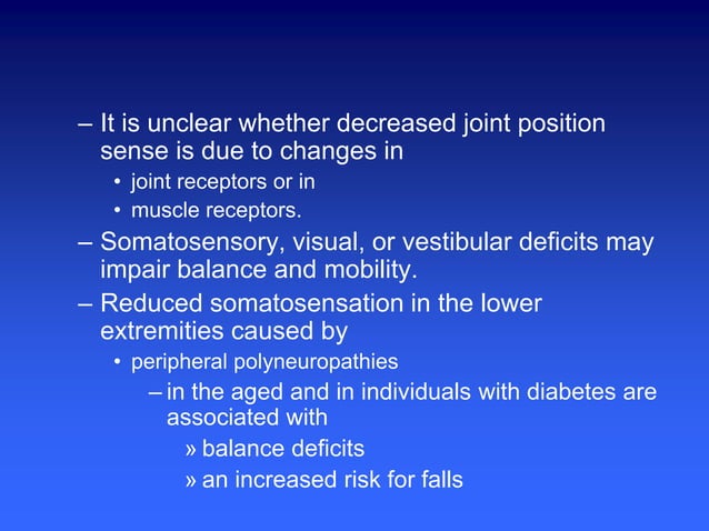 Exercise for impaired balance by DR. H.Bilal Malakandi, PT | PPTX