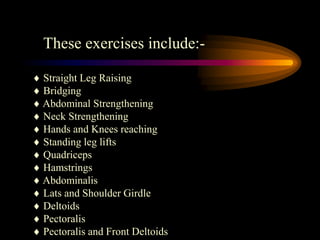 Exercise for neck and back pain | PPT