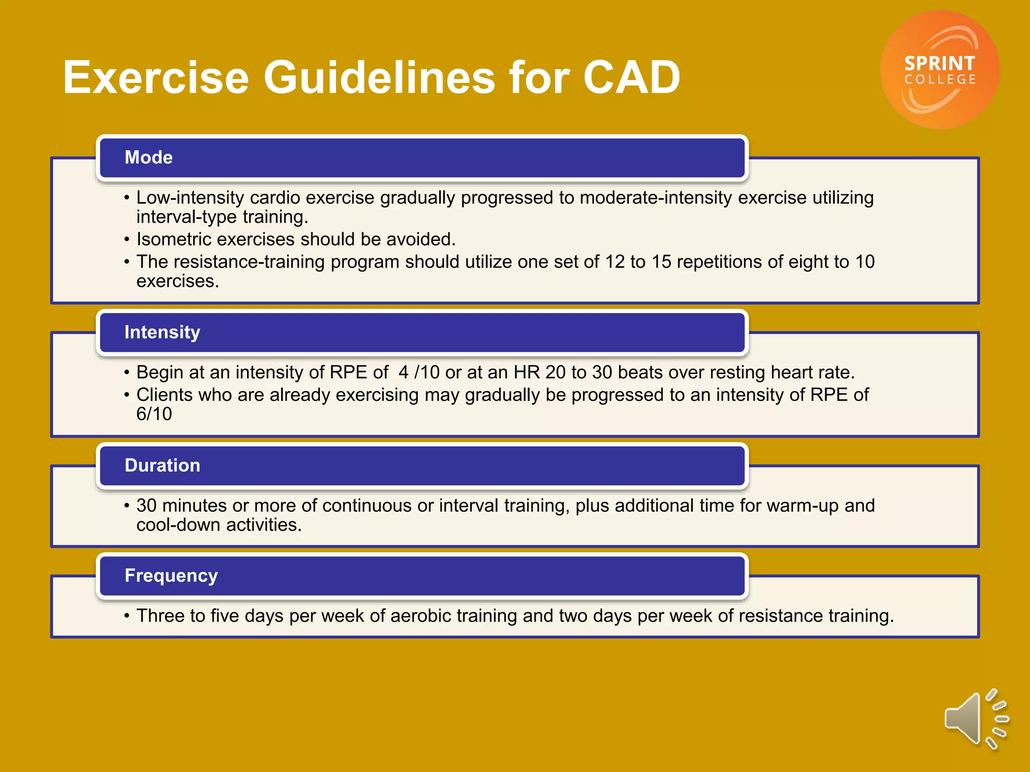 Exercise for special populations | PPTX