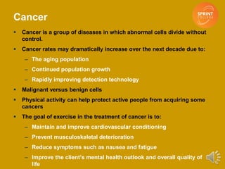 Exercise for special populations | PPTX