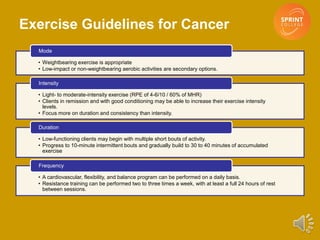 Exercise for special populations | PPTX