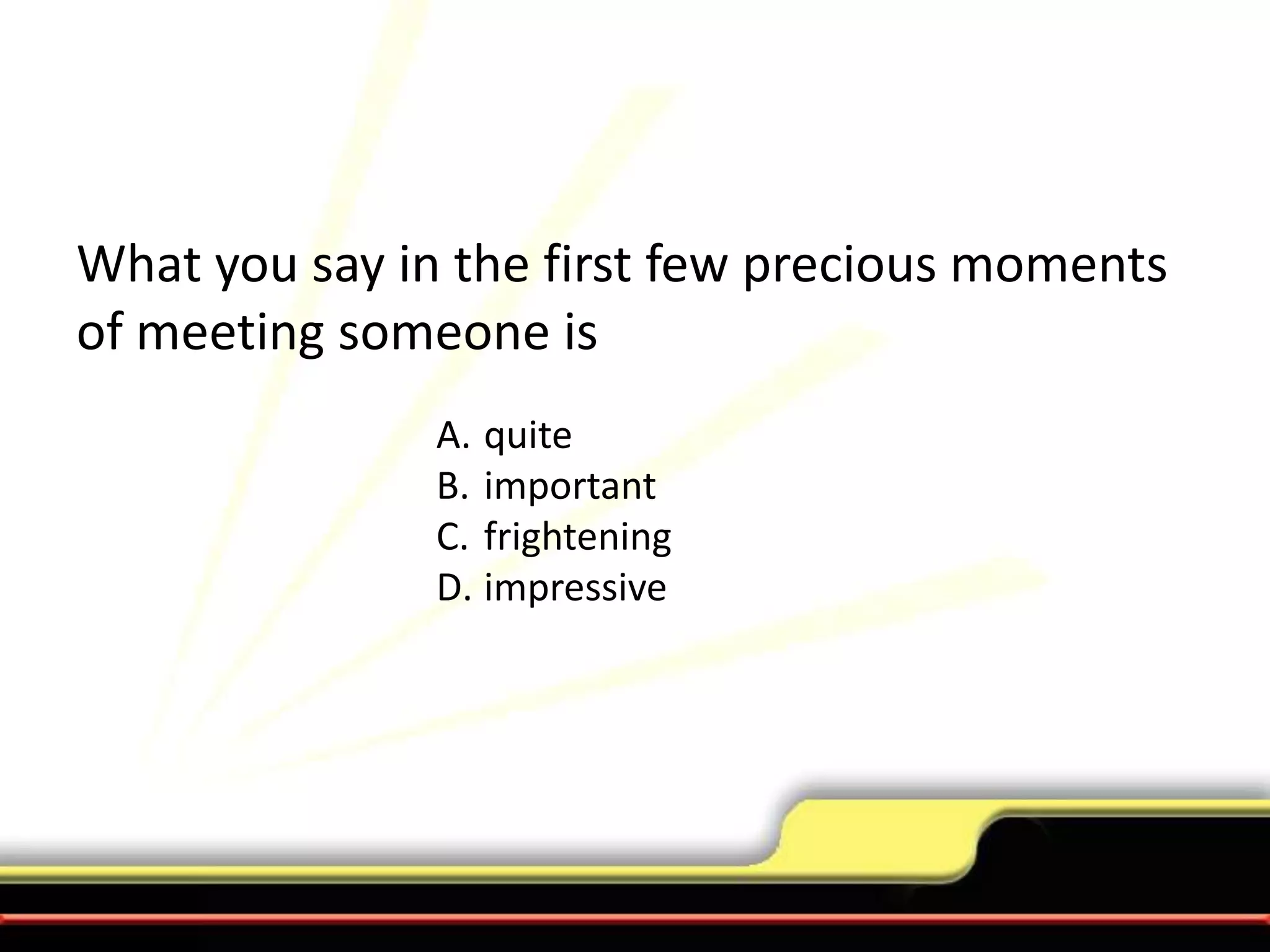 Exercise greetings and_introductions_lesson_1 | PPTX