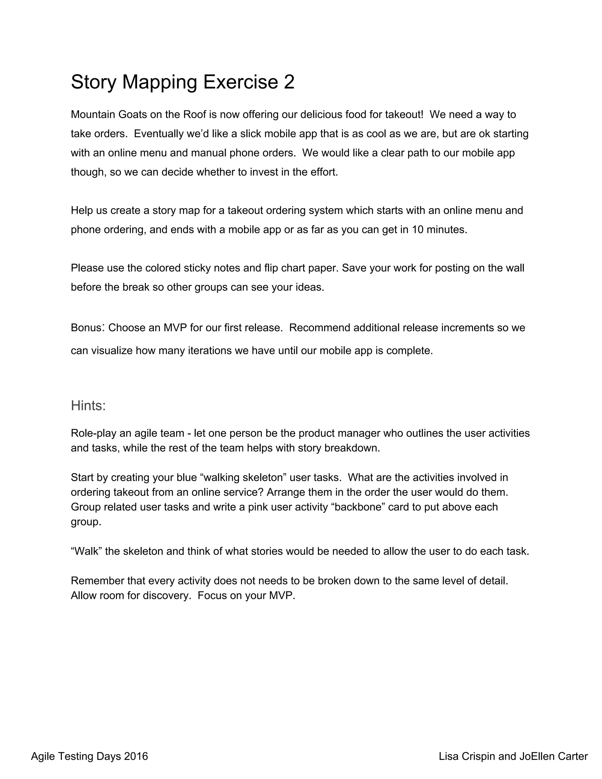 Mapping Mashup Exercise handouts | PDF | Bars & Restaurants | Attractions