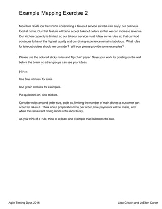 Mapping Mashup Exercise handouts | PDF | Bars & Restaurants | Attractions