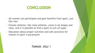 Exercise in athletic women- Megha Devgan | PPTX | Fitness and Exercise ...