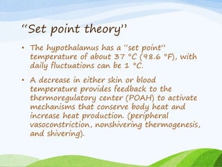 Exercise in cold | PPTX