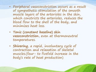 Exercise in cold | PPTX