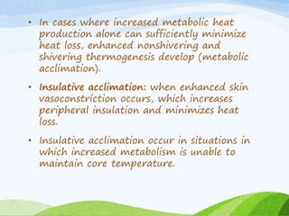 Exercise in cold | PPTX