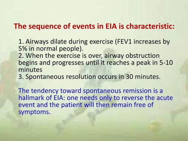 Exercise induced asthma &bronchospasm | PPTX
