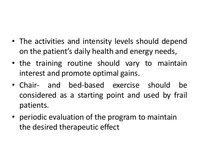 Exercise in elderly | PPTX | Heart and Cardiovascular Diseases | Diseases and Conditions