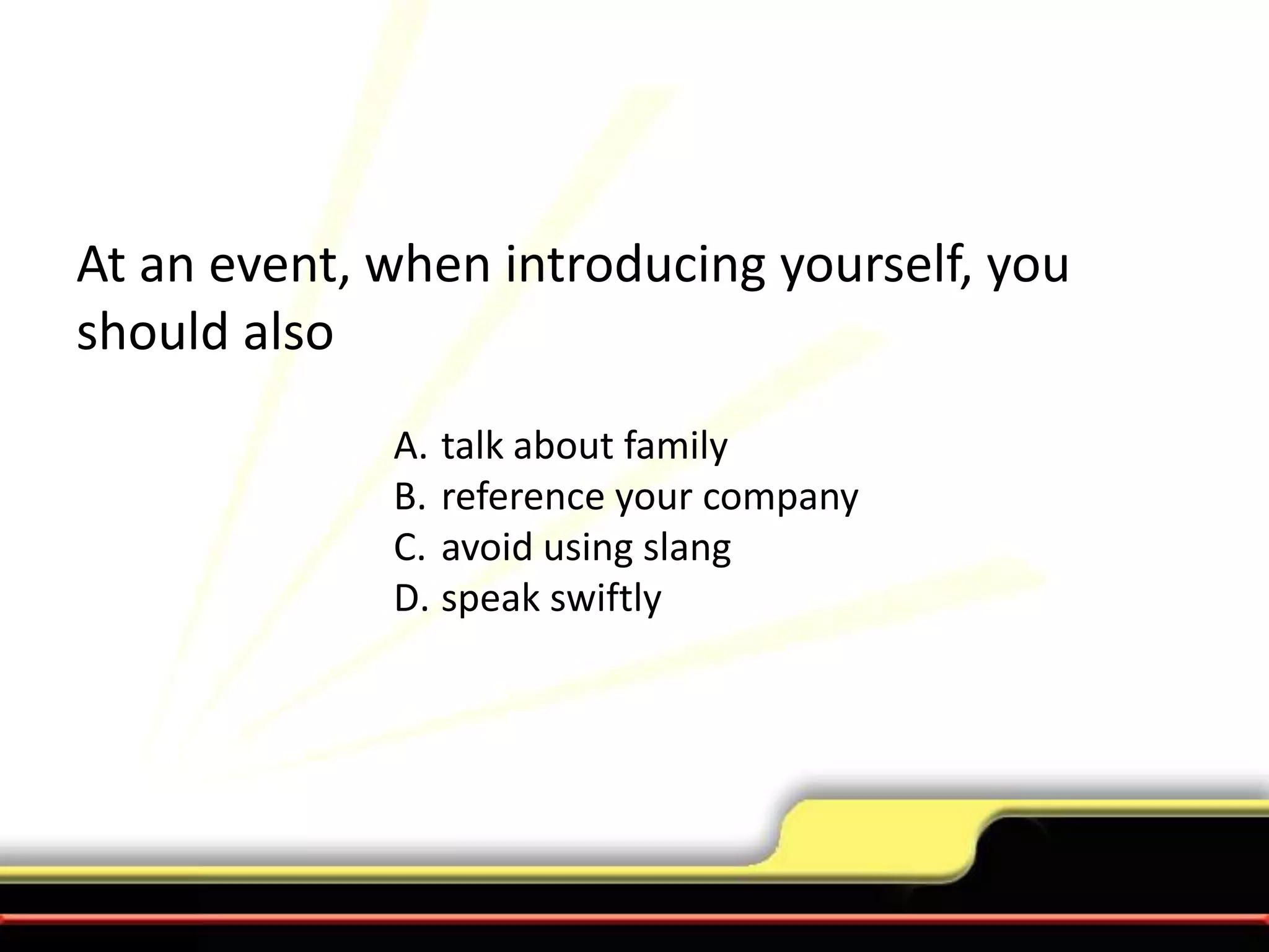 Exercise introducing yourself_lesson_2 | PPT