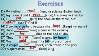 EXERCISE IRREGULAR VERB.pptx
