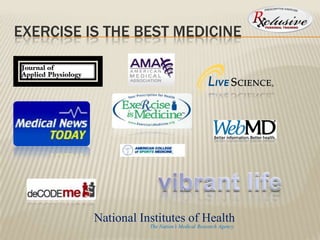 Exercise is the best medicine | PPTX