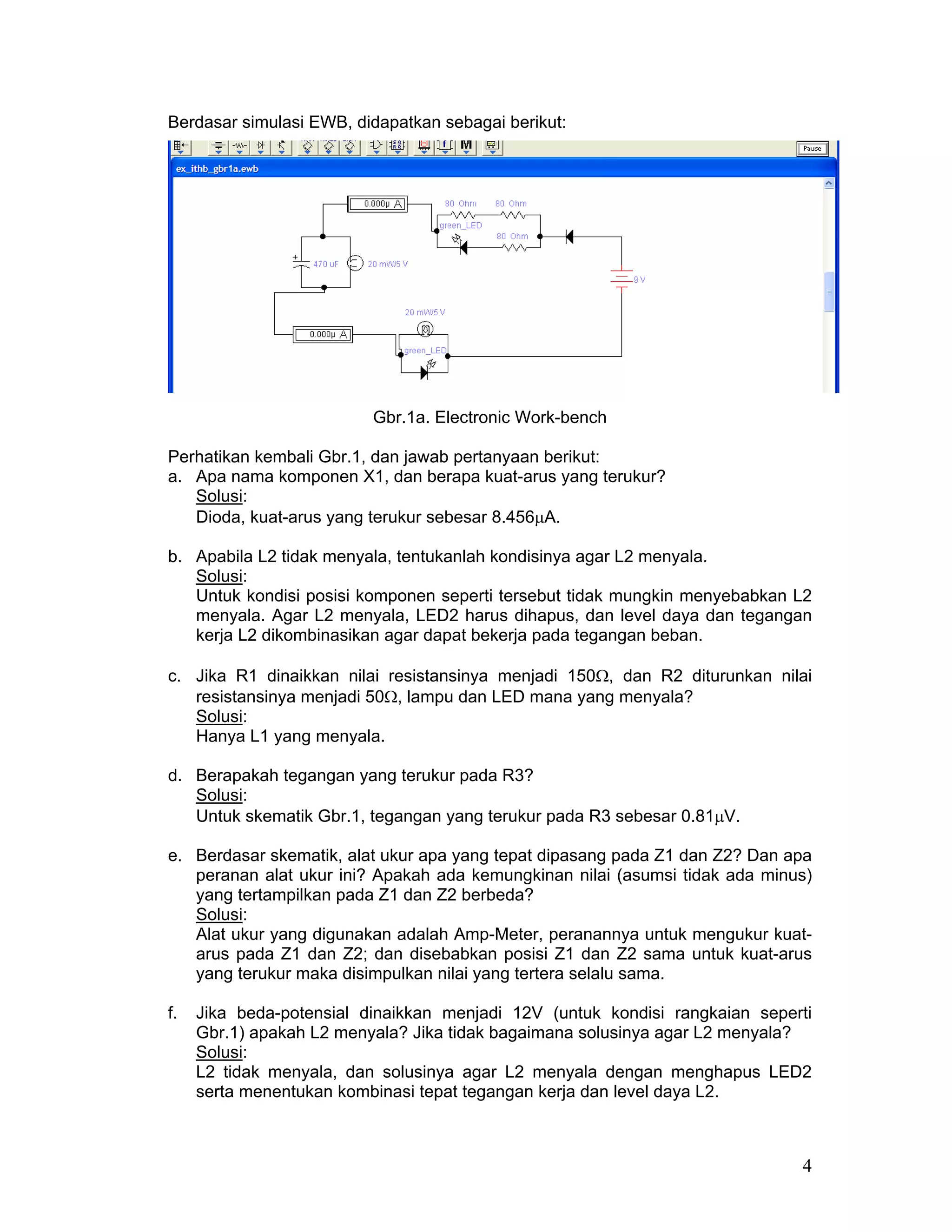 Exercise on electronic circuit | PDF