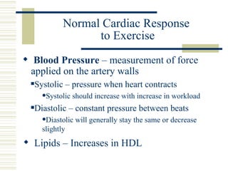 Cardiac Exercise 1 | PPT