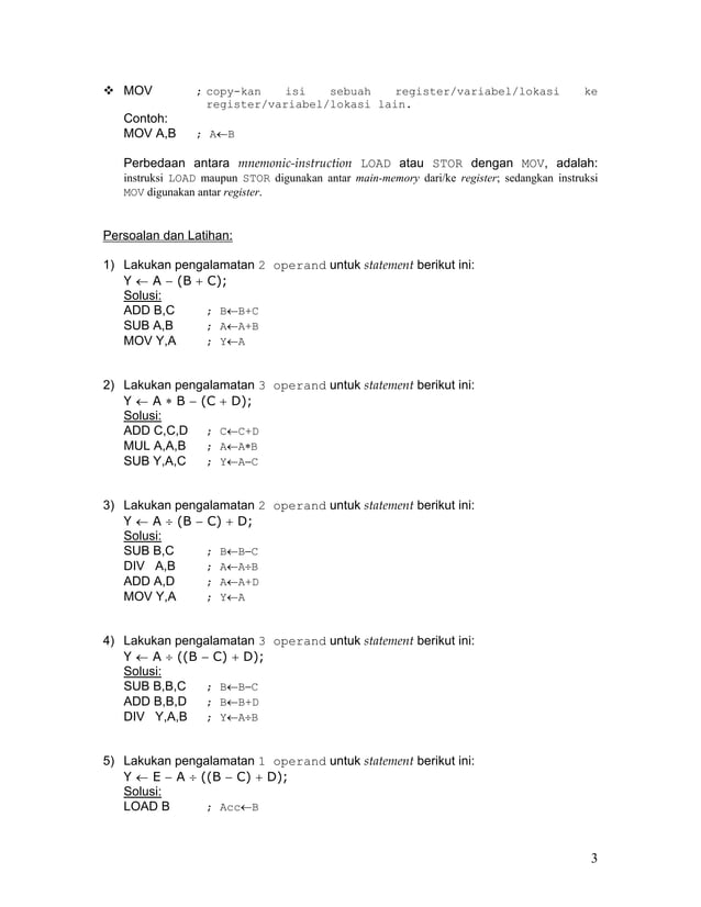 Mnemonic Instruction | PDF