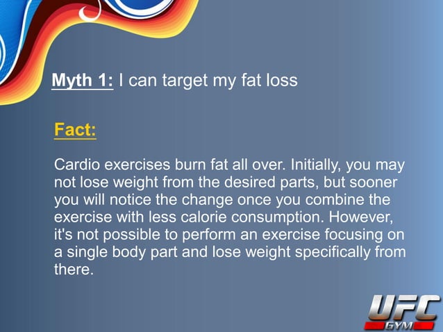 Exercise Myths | PPT
