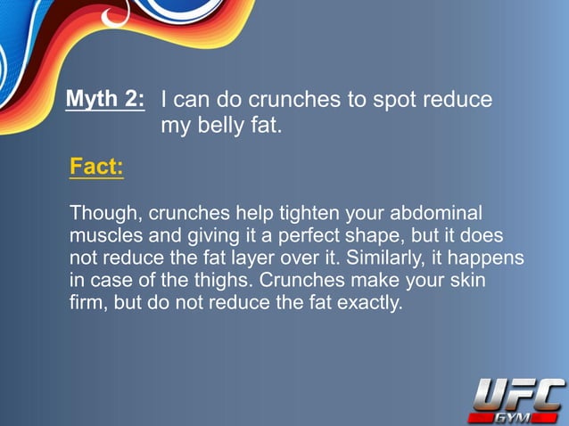 Exercise Myths | PPT