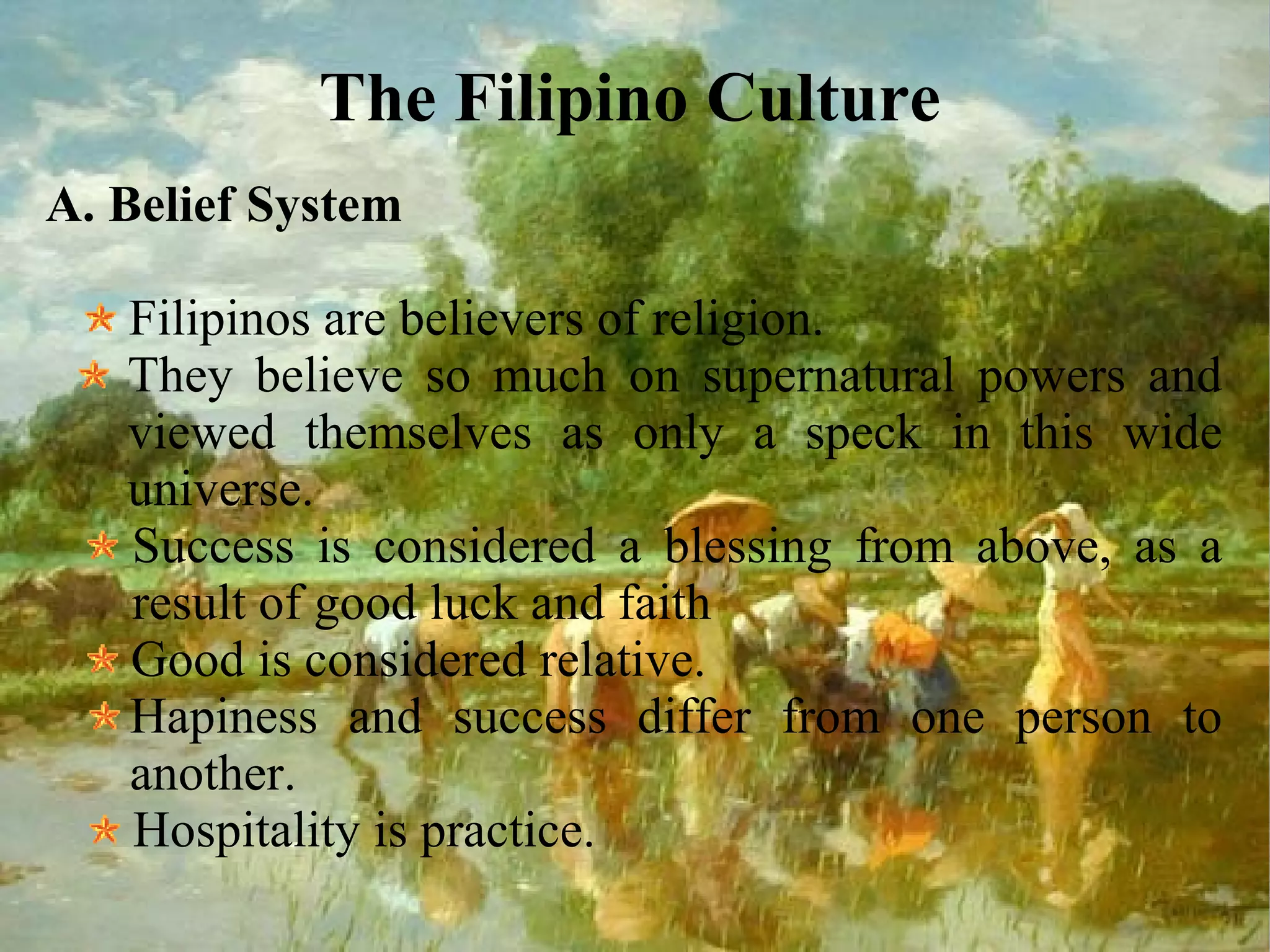 Filipino culture and values | ODP
