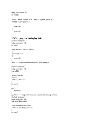 exercise of basic computer programming.docx