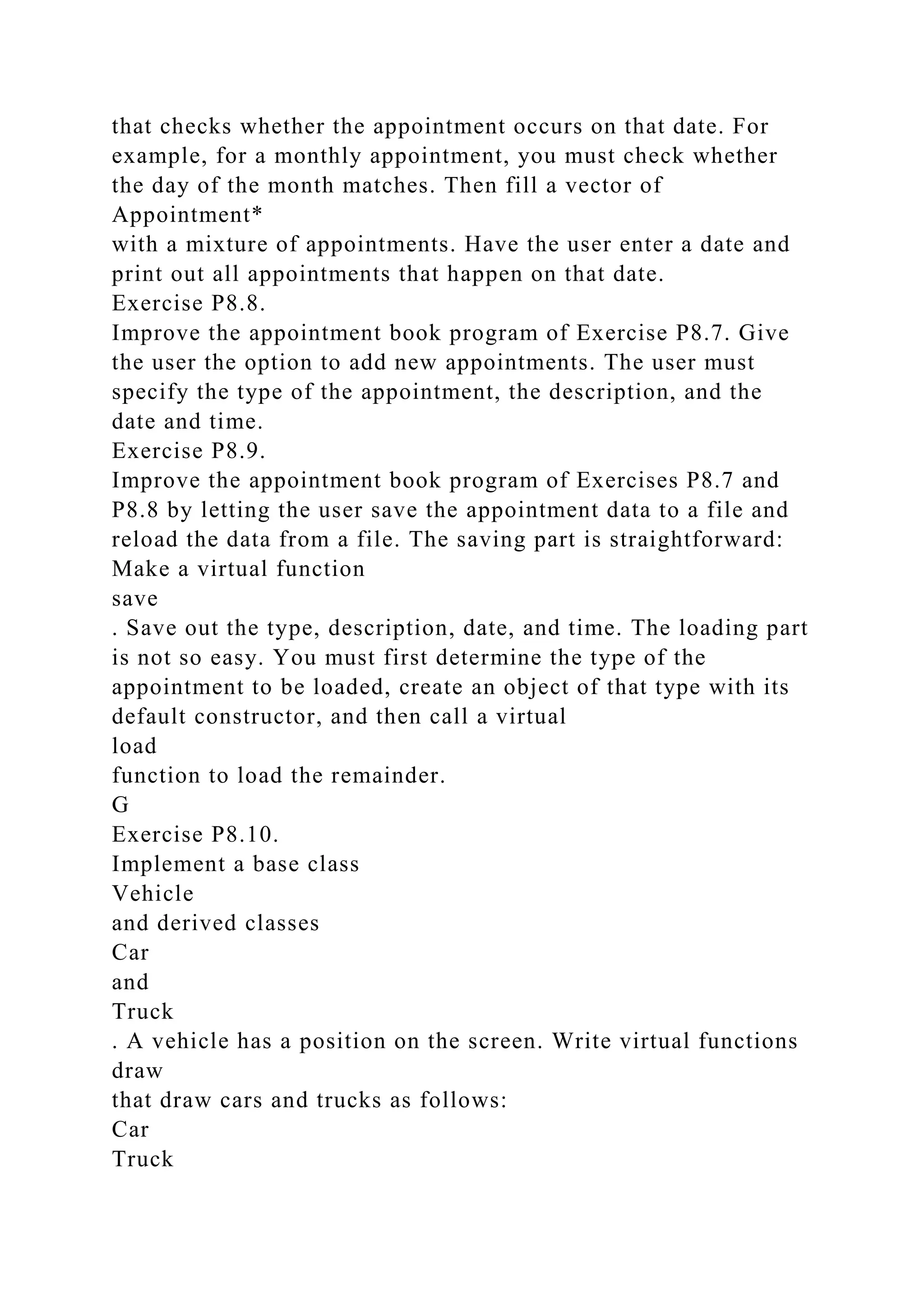 Exercise P8.1. Derive a class Programmer from Employee. .docx