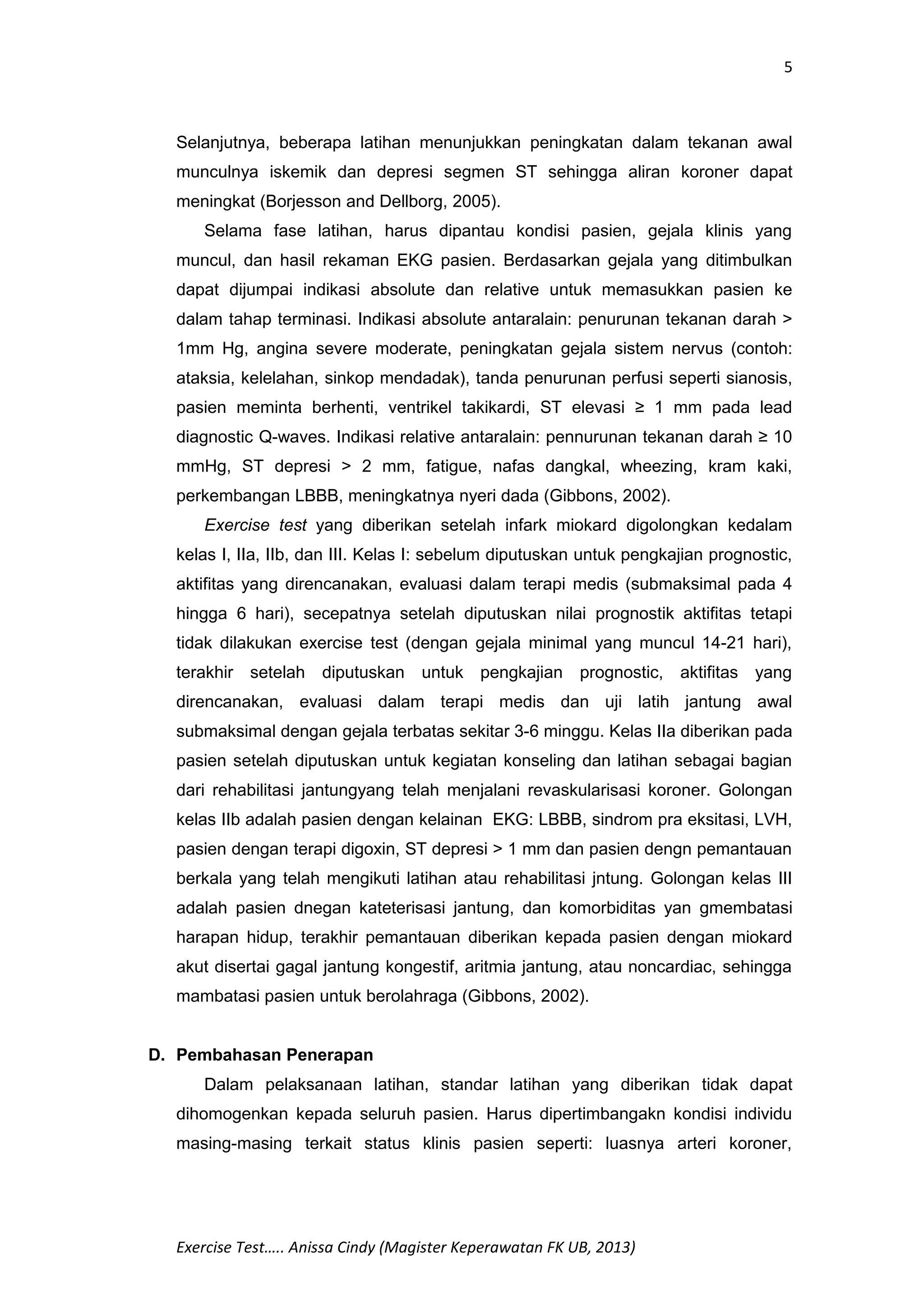 Exercise pada pasien stemi | DOC