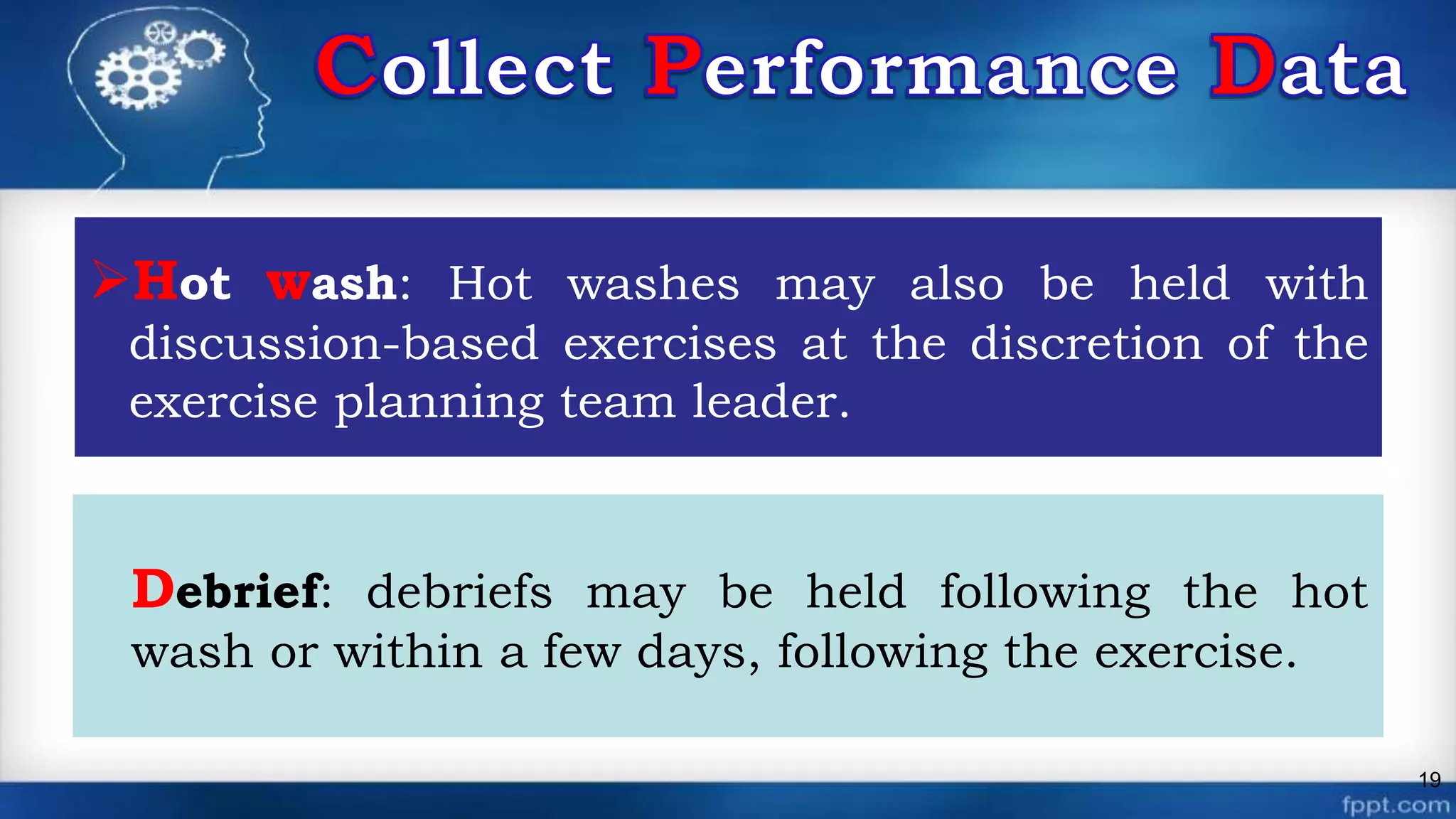Exercise panning process & discussion | PPTX