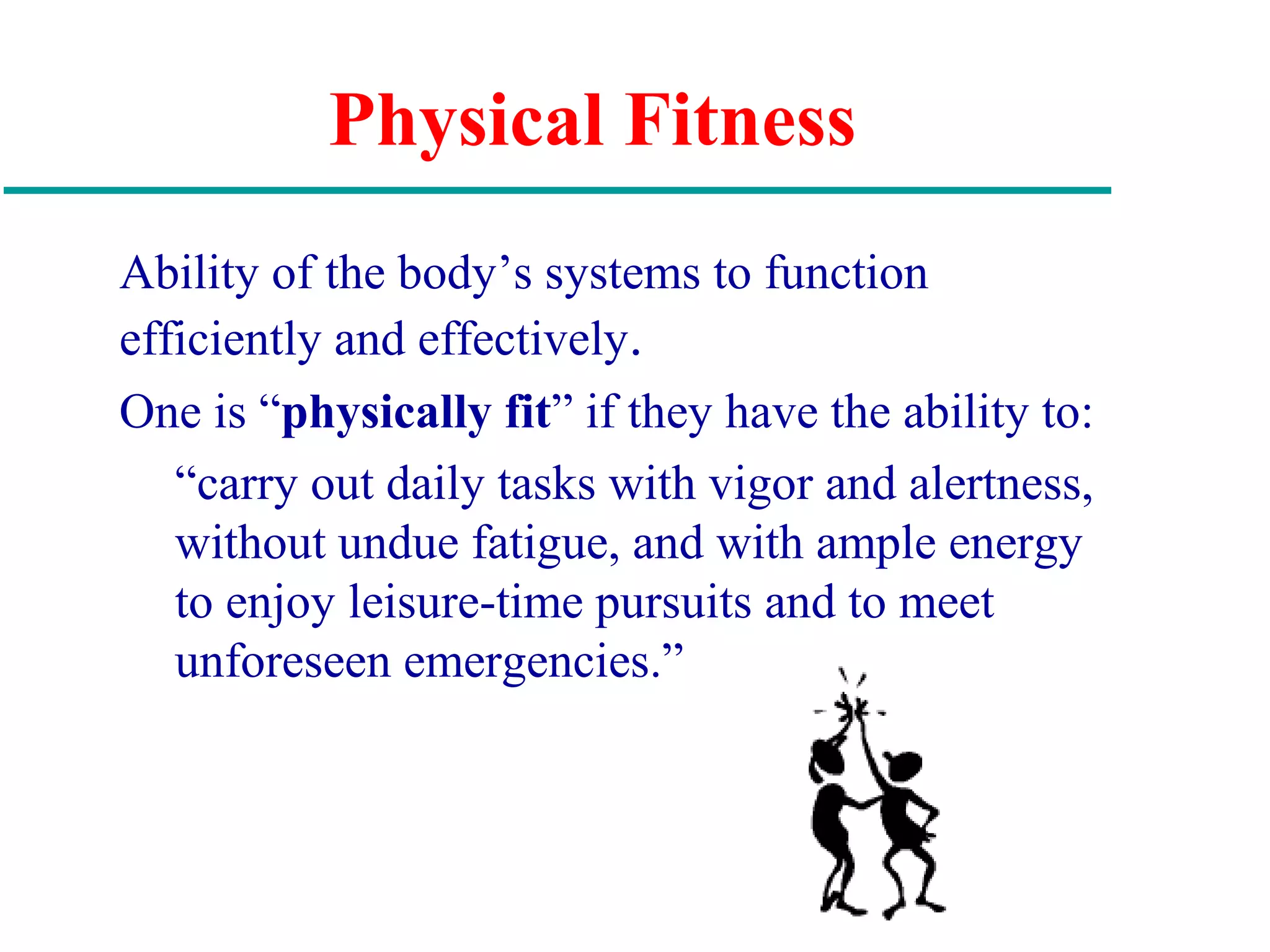Exercise physiology and fitness | PPT
