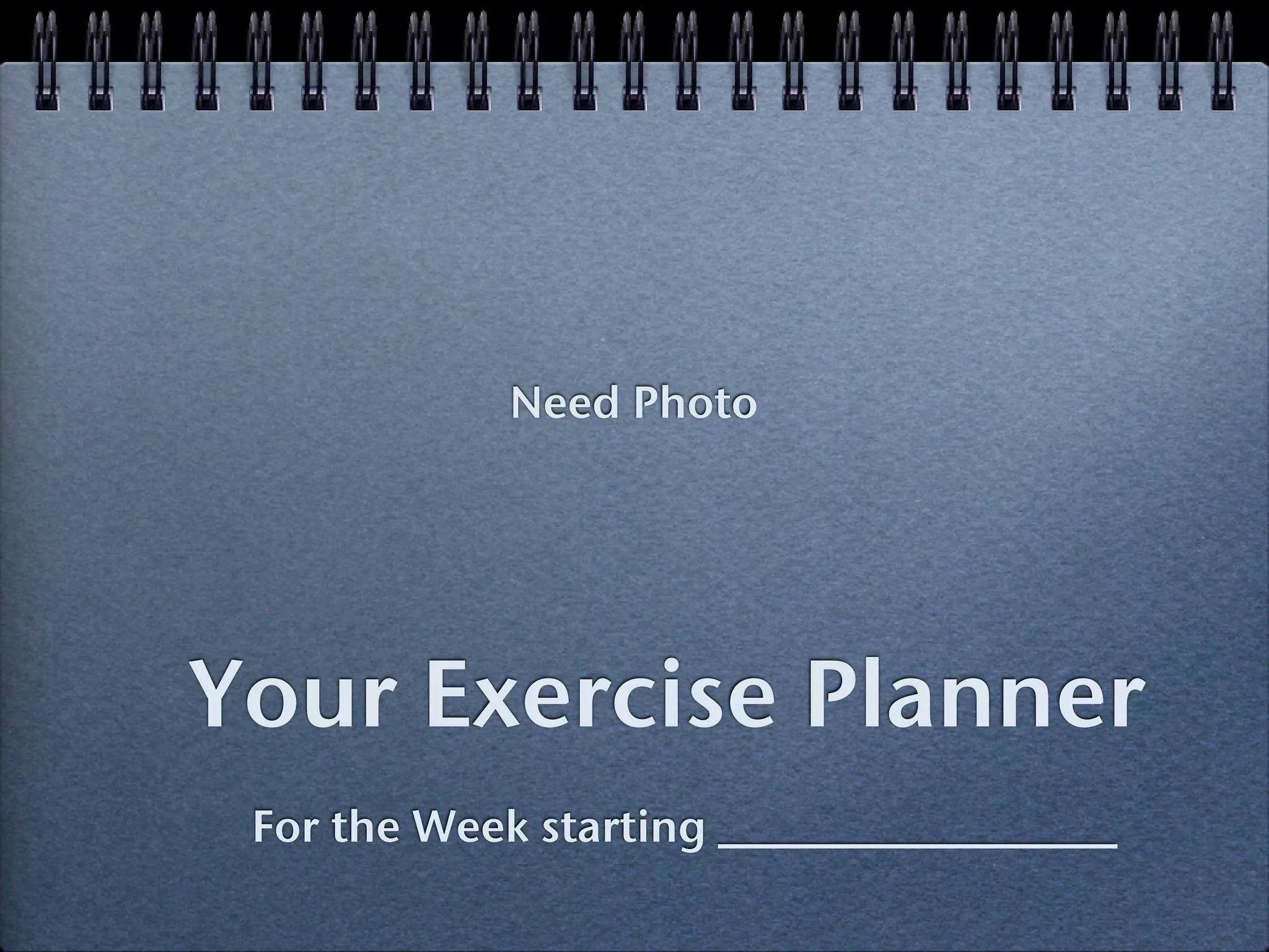 Exercise planner | KEY
