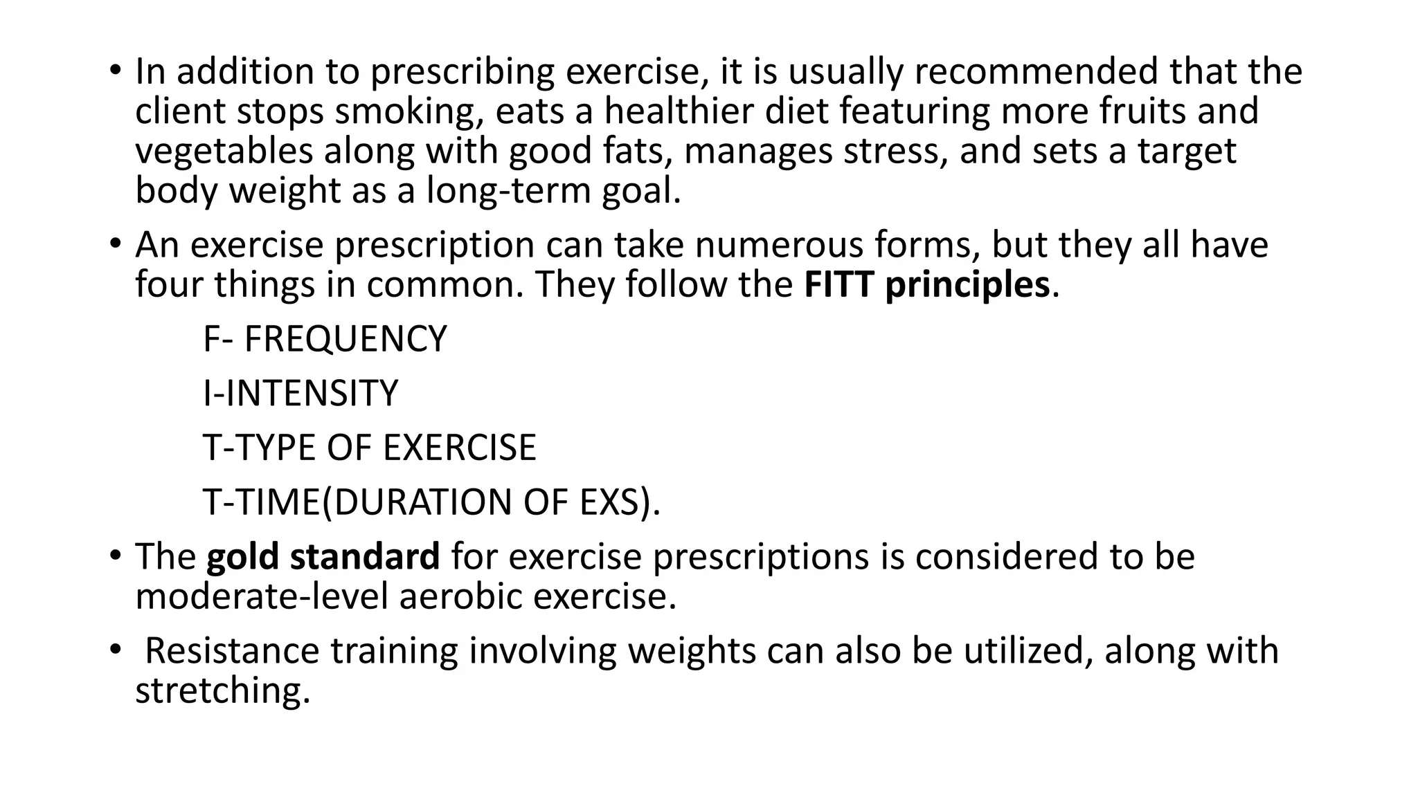 EXERCISE PRESCRIPTION by PHYSIOTHERAPIST | PPTX