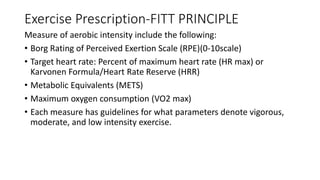 EXERCISE PRESCRIPTION by PHYSIOTHERAPIST | PPTX