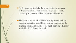 Exercise prescription in Hypertension | PPTX