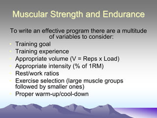 Exercise programming for_weight_management | PPS | Bodybuilding | Sports