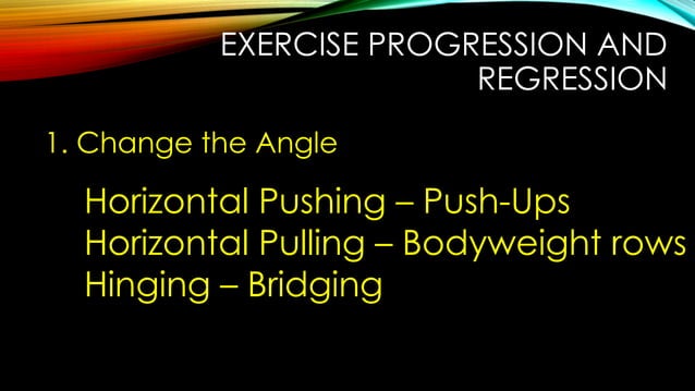 Exercise Progression and Regression.pptx