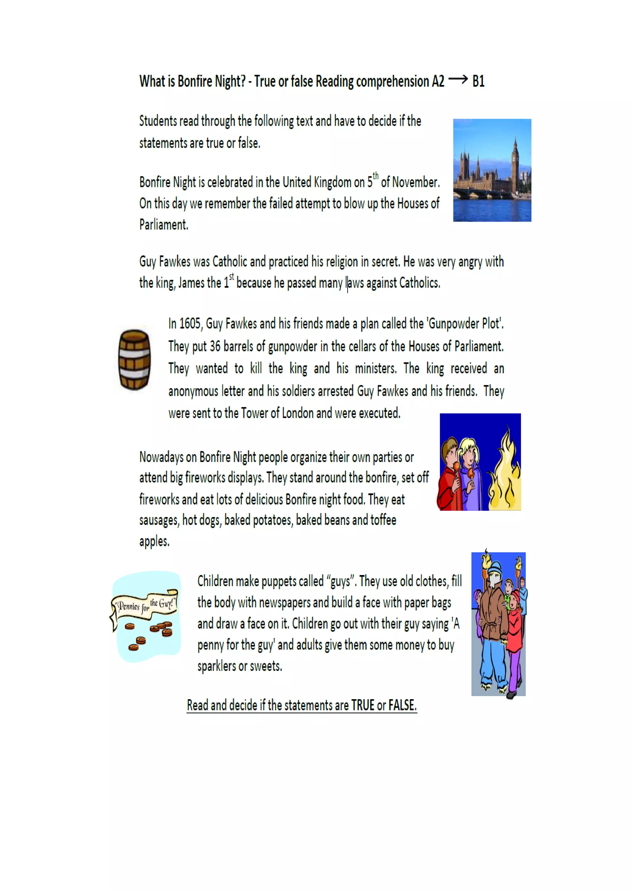 Activities about Bonfire Night | PDF