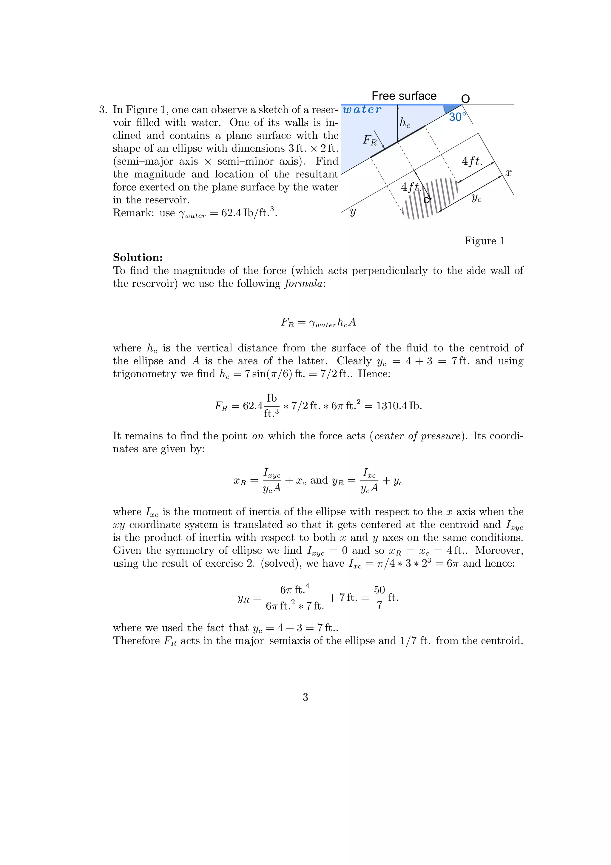 Fluid Mechanics Exercises | PDF