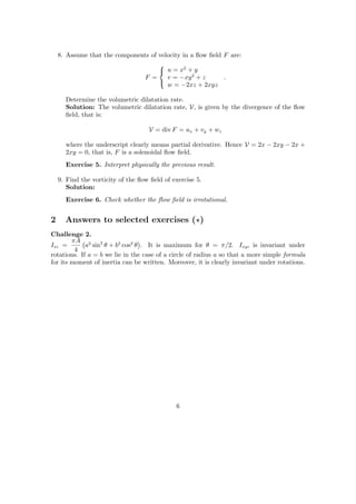 Fluid Mechanics Exercises | PDF