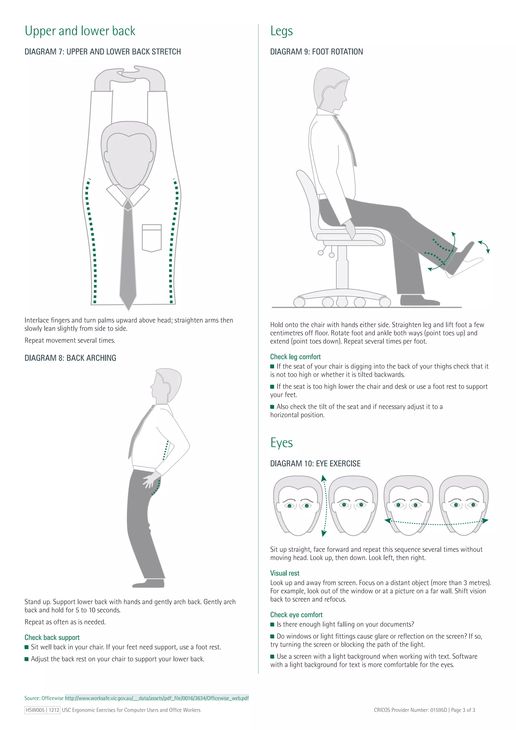 Exercises for-computer-users-and-office-workers | PDF