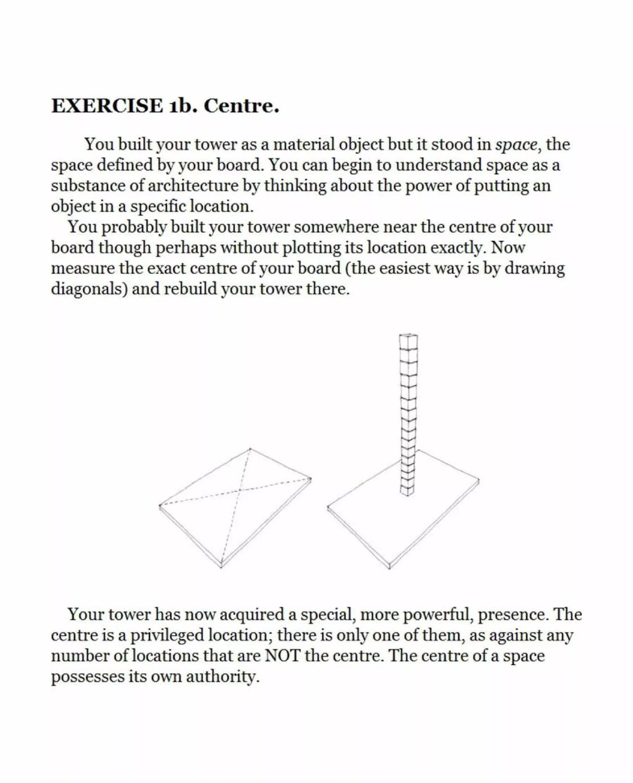 Exercises in Architecture: Learning to think as an Architect | PDF