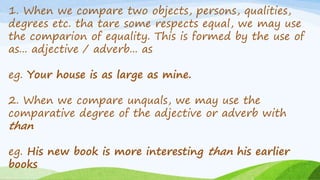 Exercises comparison | PPTX | Geography | Science