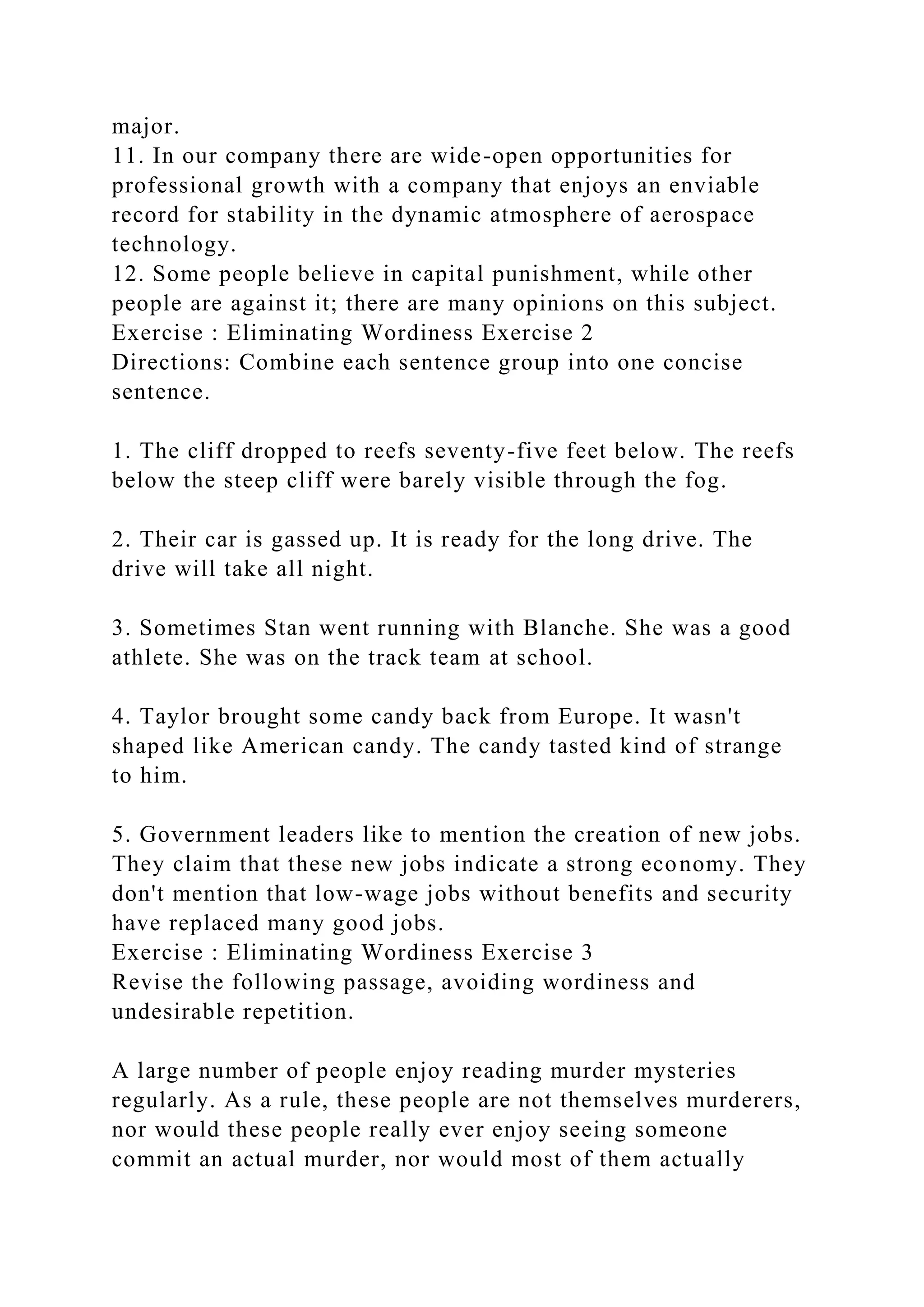 Exercise Sentence Fragments Exercise 1The sentences below appear.docx