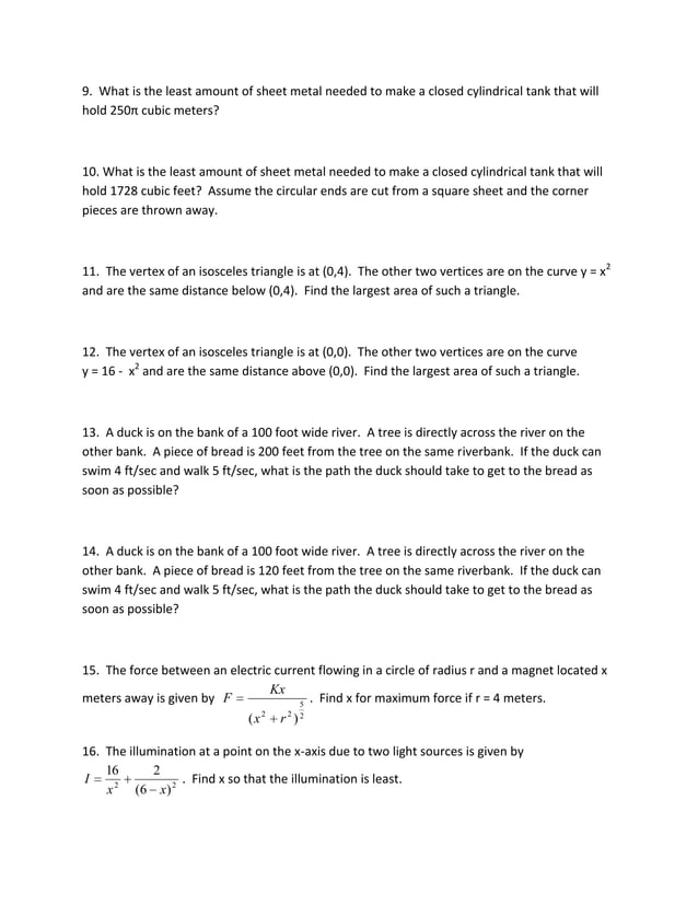 Exercise set 3.6 | DOCX