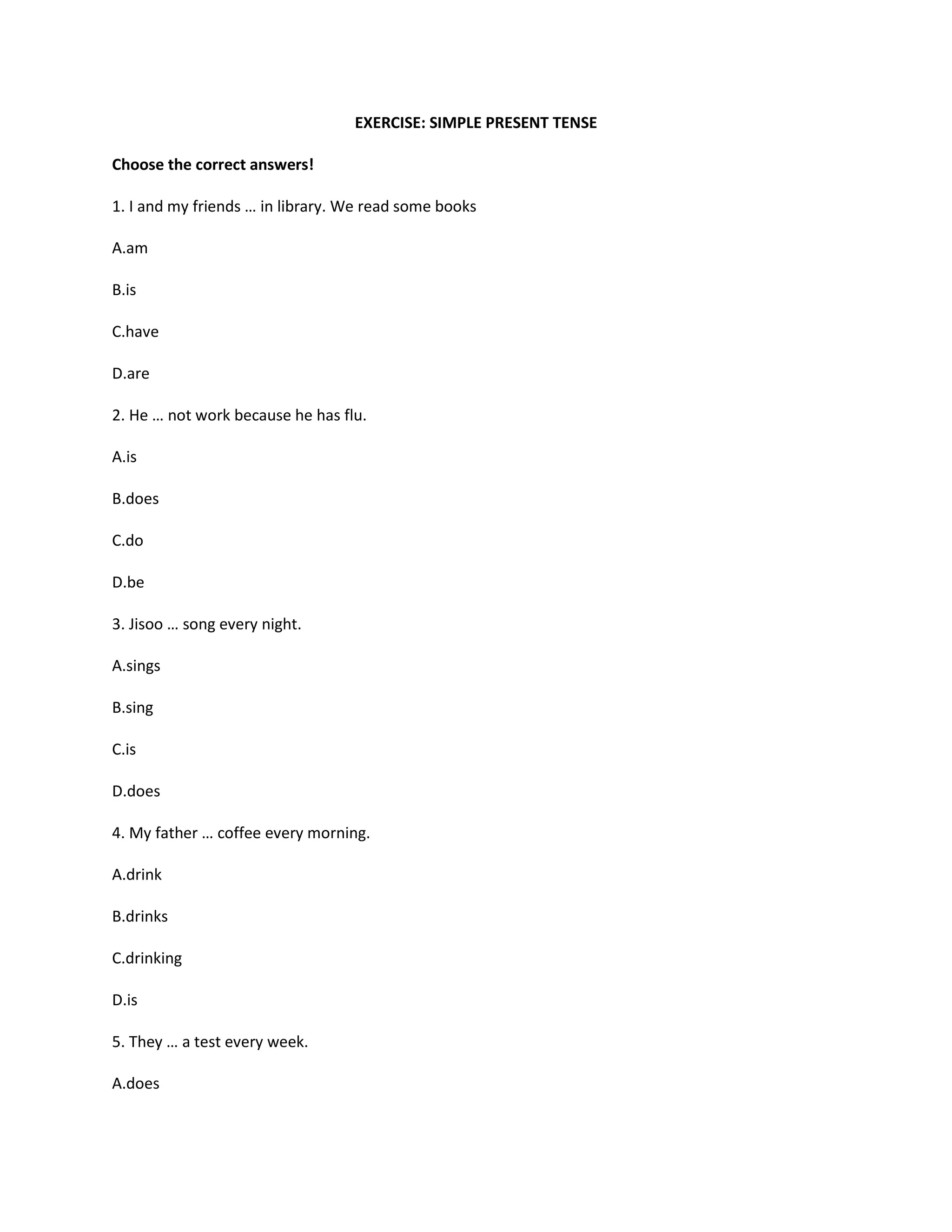 EXERCISE SIMPLE PRESENT TENSE.pdf