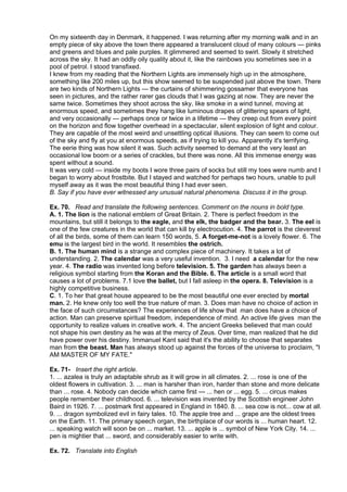 Exercises in modern english grammar | PDF