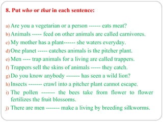 Exercises in Reading Comprehension by E L Tibbitts| (Bees ) | PPT