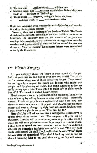 Exercises in reading comprehension by e.l. tibbitts | PDF