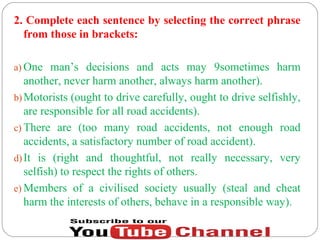 Exercises in Reading Comprehension by E L Tibbits (Men in Society) | PPT