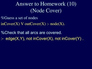 Exercises+Lab.ppt - minimum node cover - exam | PPT